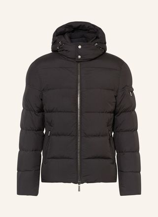 Moorer Moorer Daunenjacke Brett-Skt Mit Abnehmbarer Kapuze schwarz