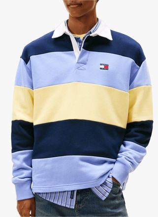Tommy Hilfiger Polo ray&eacute; manches longues en coton
