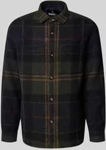 Barbour Regular Fit Hemdjacke aus Wollmix