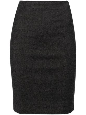 Jean Paul Gaultier jupe crayon en laine (années 1990) - Gris