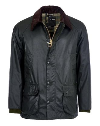 Barbour Wachsjacke Bedale mit Cord-Details in
