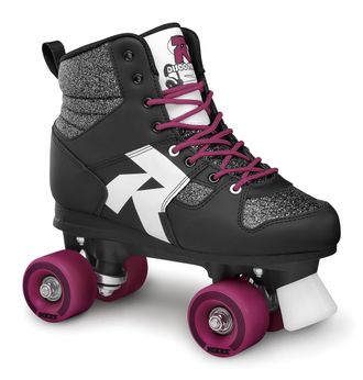 Roces Roces Rollerskates/Rollschuhe Street Disco Palace, Glitter-Black, 37, 550039-007