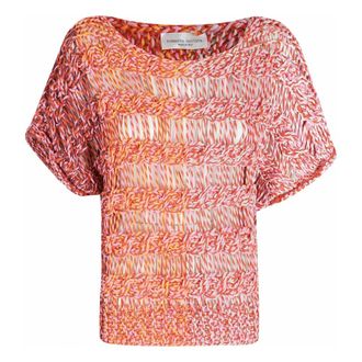 Roberto Collina Femme, Pulls, Rouge, Taille: 36 FR Scollo Barca Sm Treccia