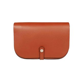 IL BISONTE Crossbody Leder Tasche Klappenverschluss - - Bags - Damen - Braun - ONE SIZE