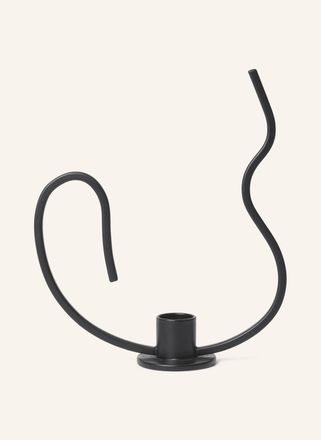 Ferm Living Ferm Living Kerzenhalter Valse Low schwarz