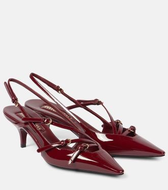 Miu Miu Escarpins 55 en cuir verni