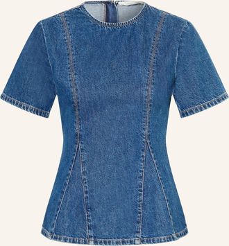 Moss Copenhagen Msch Copenhagen Jeansbluse Mschturig Alena blau