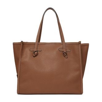 Gianni Chiarini Marcella Shopper-Tasche aus strukturiertem Leder - - Bags - Damen - Braun - ONE SIZE