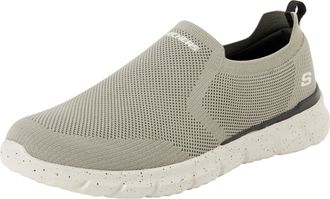 Skechers Herren DEL RETTO CORWEN Schlüpfen, Sand Knit, 45 EU