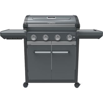 Campingaz bbq Gaz premium 4 s 37287 - Grille Culinary et plancha fonte &agrave; rebords - R&eacute;chaud