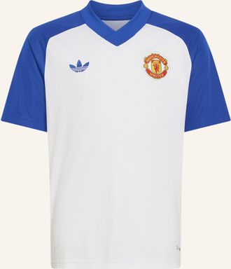 adidas Manchester United 26/27 Kids Pre-Match Trikot weiss