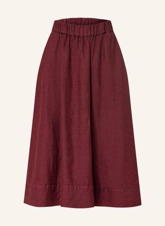 Rosso35 Leinenrock rot