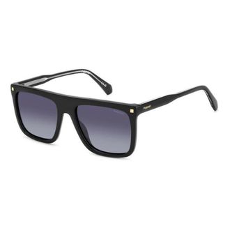 Polaroid Stylische Sonnenbrille mit polarisierter grauer Linse - - Accessories - Herren - Schwarzk - 56 MM