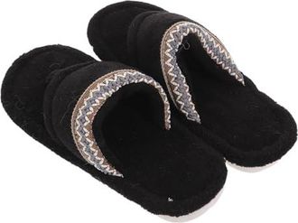 Supvox Pantoufles Confortables pour Femmes Semelle &Eacute;paisse Isolante Doublure Douce Respirante Sandales Chaudes Ouvertes Taille 36-37 pour Int&eacute;rieur Spa et Sa