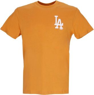 New Era MLB League Essentials Tee Orange/Wei&szlig; - - Tops - Herren - Orange - 2XL