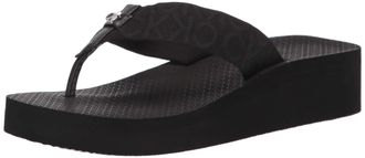Calvin Klein Damen Meena Flipflop, Schwarz 962, 40 EU
