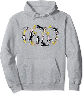 Looney Tunes Looney Tunes Tweety And Sylvester Swirl Pullover Hoodie