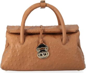 Zanellato Femme, Sacs, Brun, Taille: ONE Size Sac bandouli&egrave;re Dotta