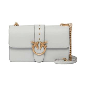 Pinko Pinko, Femme, Sacs, Gris, Taille: ONE Size Love One Classic St.cl Sac Bandouli&egrave;re