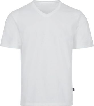 Trigema Damen V Deluxe Baumwolle T-Shirt, Weiß (weiß 001), 44 (Herstellergröße: L)