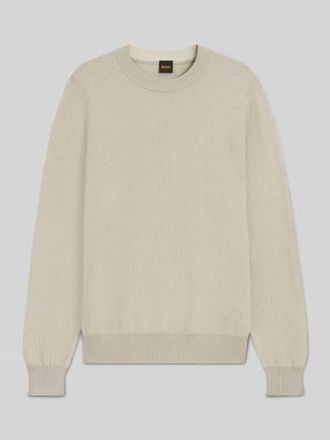 Boss Orange by Hugo Boss Regular Fit Strickpullover aus Baumwoll-Kapok-Mix Modell KLAPOK