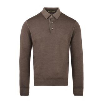 FILIPPO DE LAURENTIIS Klassisches Polo mit Kragen - - Tops - Herren - Braun - L