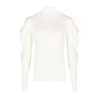 Liu Jo Figurbetonter Rollkragenpullover - - Knitwear - Damen - Wei&szlig; - L