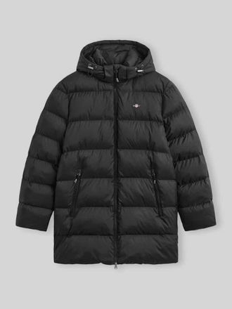 GANT Regular Fit Jacke aus Polyester mit abnehmbarer Kapuze
