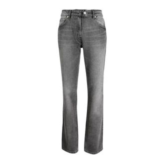 Courr&egrave;ges Gerades Jeans - - Jeans - Damen - Grau - W26