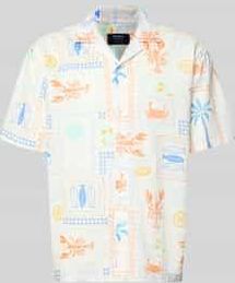 Mc Neal Regular Fit Freizeithemd aus Leinen-Baumwoll-Mix