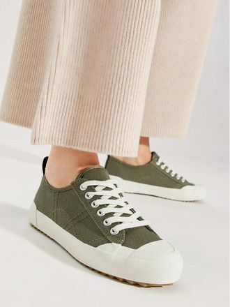 Emu Sneakers aus Stoff Hosier W13022 Khakifarben