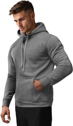 OZONEE Herren Kapuzenpullover Sweatjacke Sweatshirt Farbvarianten Kapuzenjacke Kapuzenpulli Kapuze Langarm Hoodie Sport Style Casual Fitness Training Motiv J