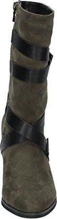 Spot On Bottes mi-mollet pour femme, Vert kaki., 38 EU