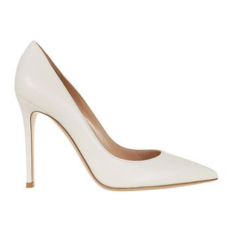 Gianvito Rossi Femme, Chaussures, Blanc, Taille: 41 EU 105 Nappa