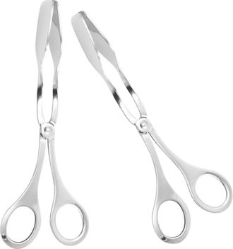 Aboofan 4st&uuml;cke Salatzange Aus Edelstahl F&uuml;r Buffets Grillen Und Backen Kleine Lebensmittelzange Zum Servieren Von Speisen K&uuml;chenutensilien Aus Edelstahl Mit 