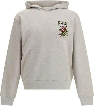 Kenzo Homme, Sweatshirts et sweats &agrave; capuche, Gris, Taille: XL Cotton Crewneck SweaT-shirt