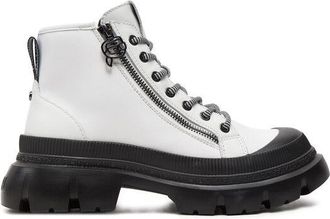 Karl Lagerfeld Schnürstiefeletten Trekka KL43536 Weiß
