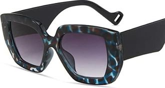 Generic Lunettes de soleil rétro à large monture pour décoration de fête en plein air pour homme et femme, D, 35 EU