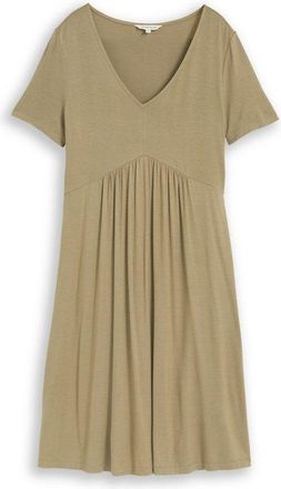 Tom Tailor Sommerkleid Kleider & Jumpsuits Jerseykleid mit V-Ausschnitt