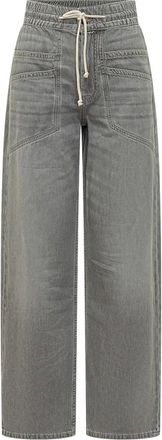 BA&SH Femme, Jeans, Gris, Taille: 34 FR Wide Pantalons