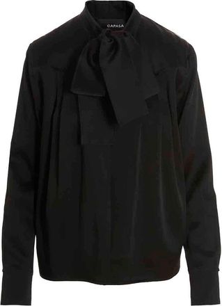 CAPASA MILANO Bluse - Schwarz