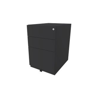 Bisley | Rollcontainer Note | mit 2 Universalschubladen | 1 H&auml;ngeregistratur | HxBxT 645 x 420 x 565 mm | anthrazitgrau