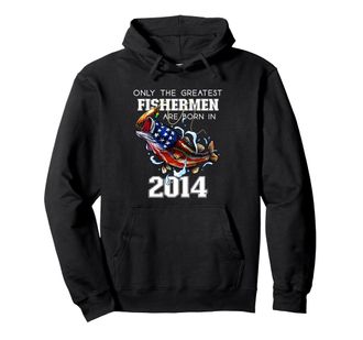 BDAZ 12. Geburtstag 2014 Fischer Barsch Angeln 12 Jahre alt Pullover Hoodie