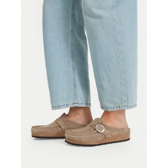 Birkenstock Pantoletten Birkenstock Buckley 1019490 Grau
