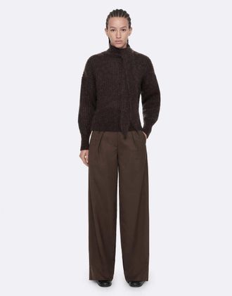 AllSaints pantalon Laura marron