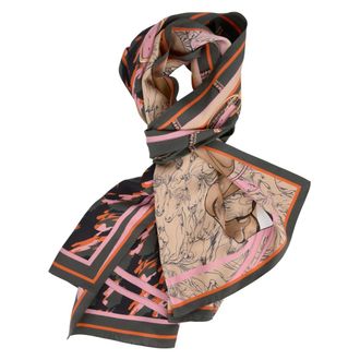Marc Cain Foulard en soie avec mix dimprim&eacute;s - Femme - Accessoires - Multicolore - Taille: ONE Size
