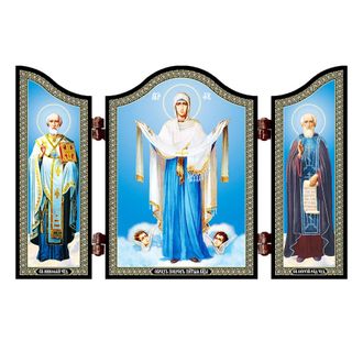 NKlaus 1452 Maria Schutz christliche Ikone Pokrov Presvjatoj Bogorodicy Pokrova