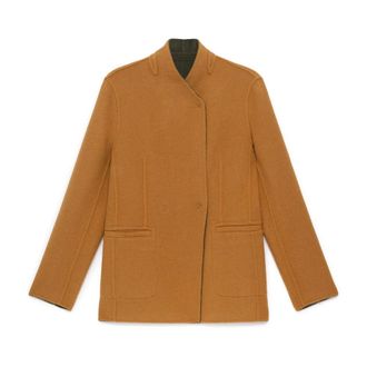 Maliparmi Maliparmi - Veste Double Laine - Femme - Manteaux - Brun - Taille: 40 FR