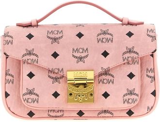 MCM Mcm, Femme, Sacs, Rose, Taille: ONE Size Tracy Crossbody