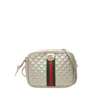 Gucci Pre-owned Quilted Crossbody Bag - - Pre-owned - Damen - Grau - ONE SIZE